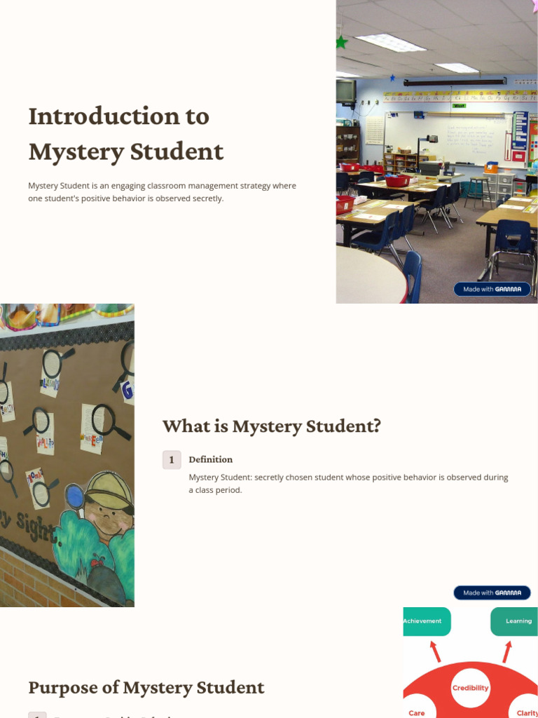 Introduction To Mystery Student | PDF