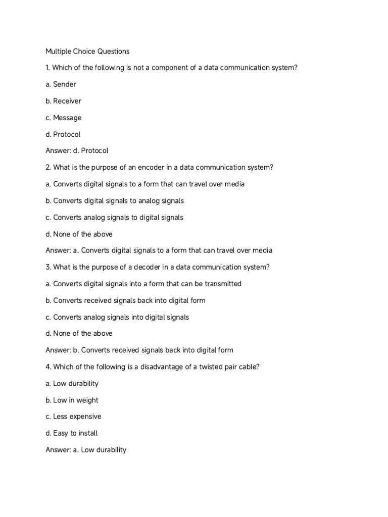 Computer Science Chapter 2-WPS Office | PDF | Transmission Medium ...