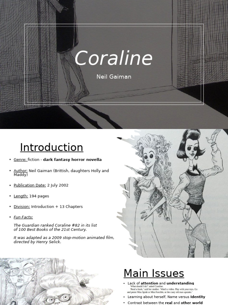 Analýza Díla Coraline - Neil Gaiman | PDF