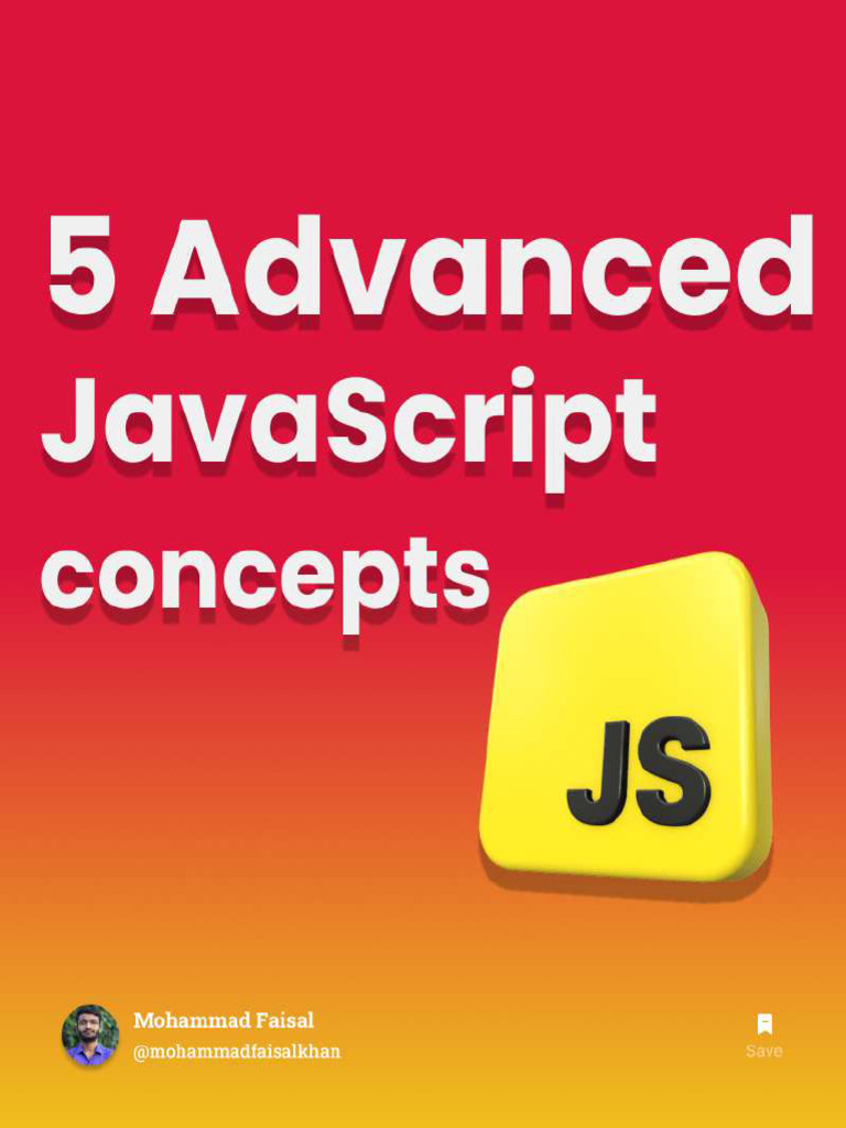 5 Advanced JavaScript Concepts | PDF