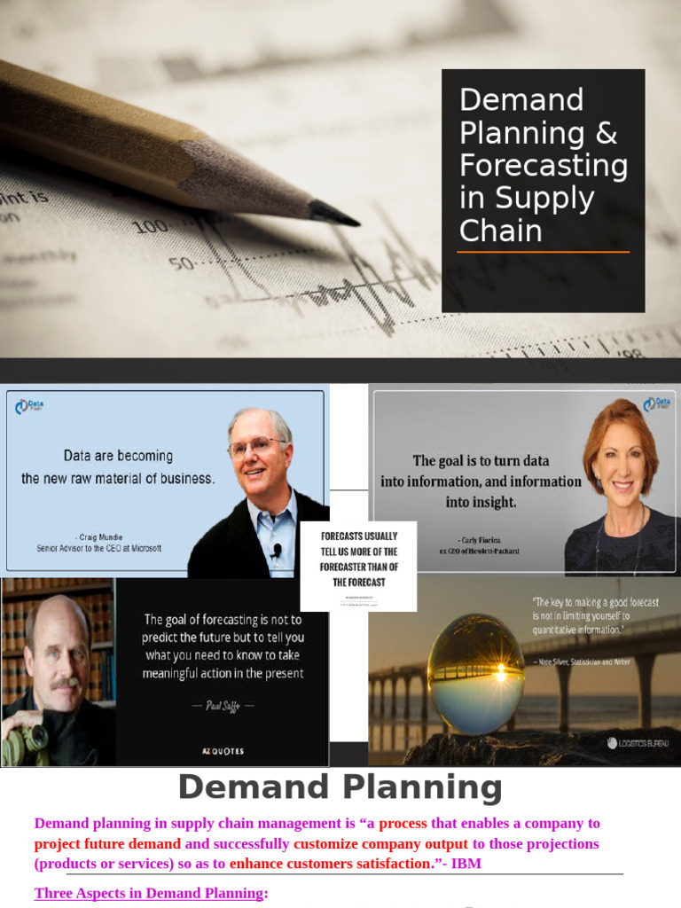 PPT-Demand Planning Forecasting in Supply Chain | PDF | Forecasting ...