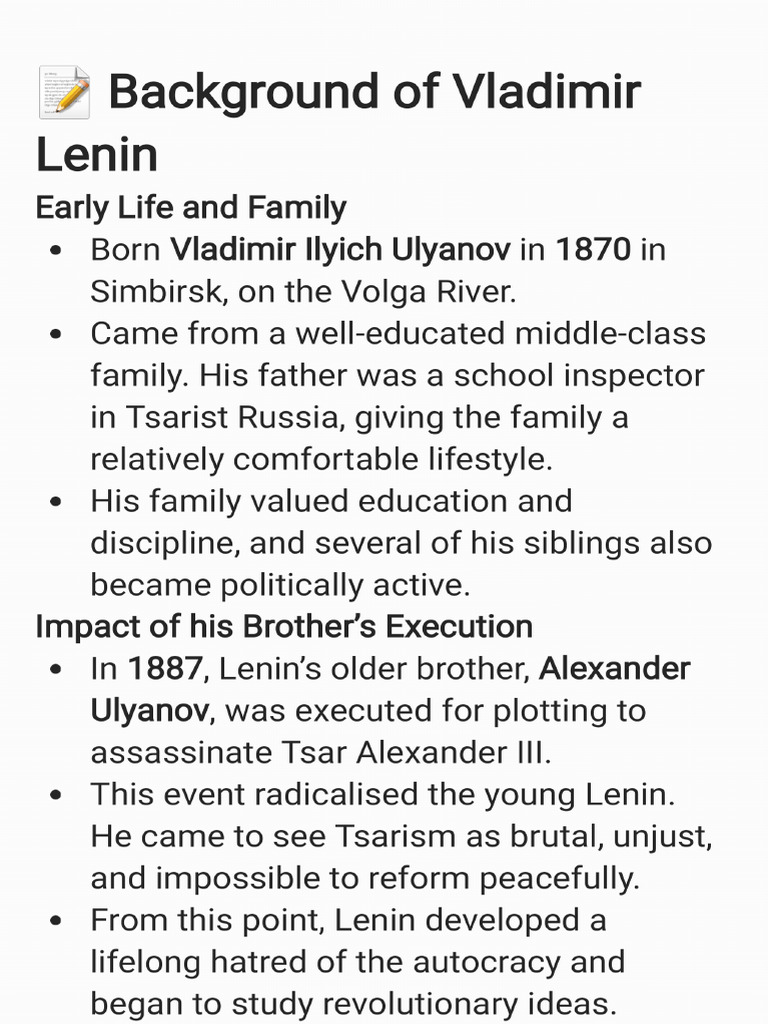 Lenin's Leadership of The Bolsheviks | PDF