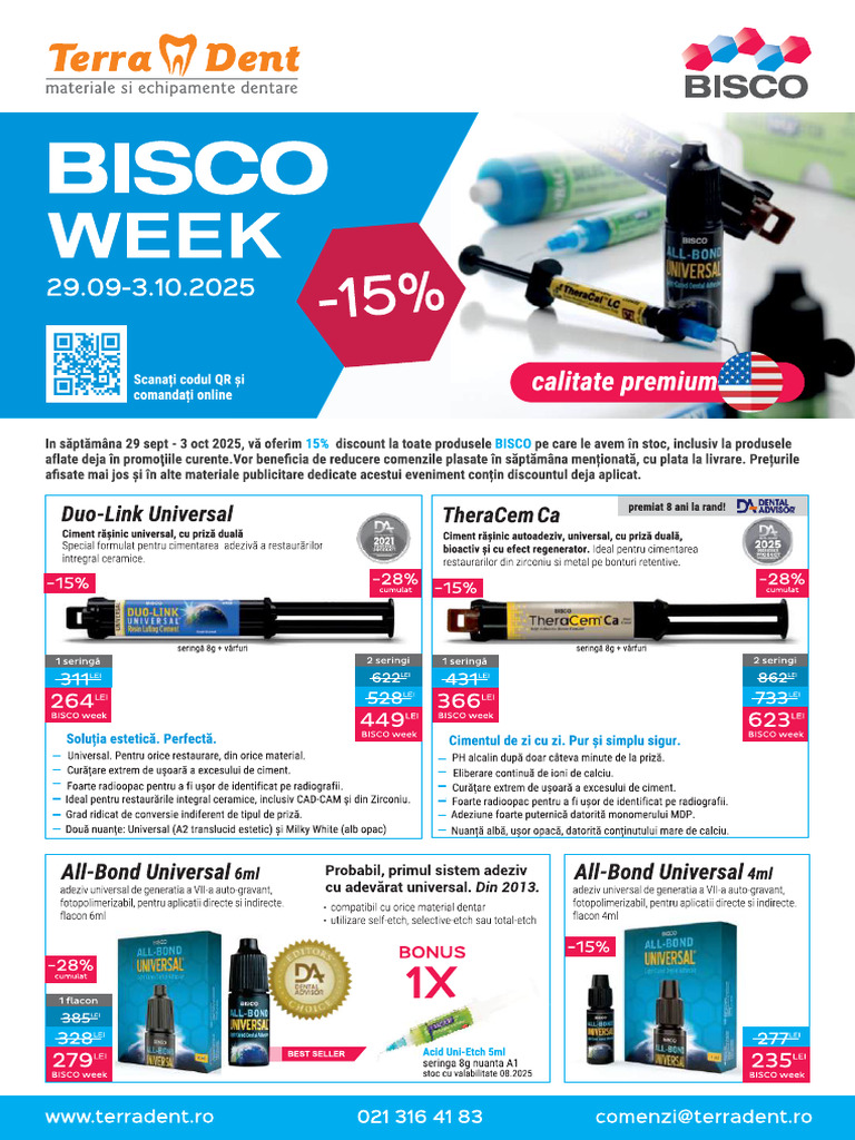 TerraDent - Bisco Week Sept 2025 | PDF