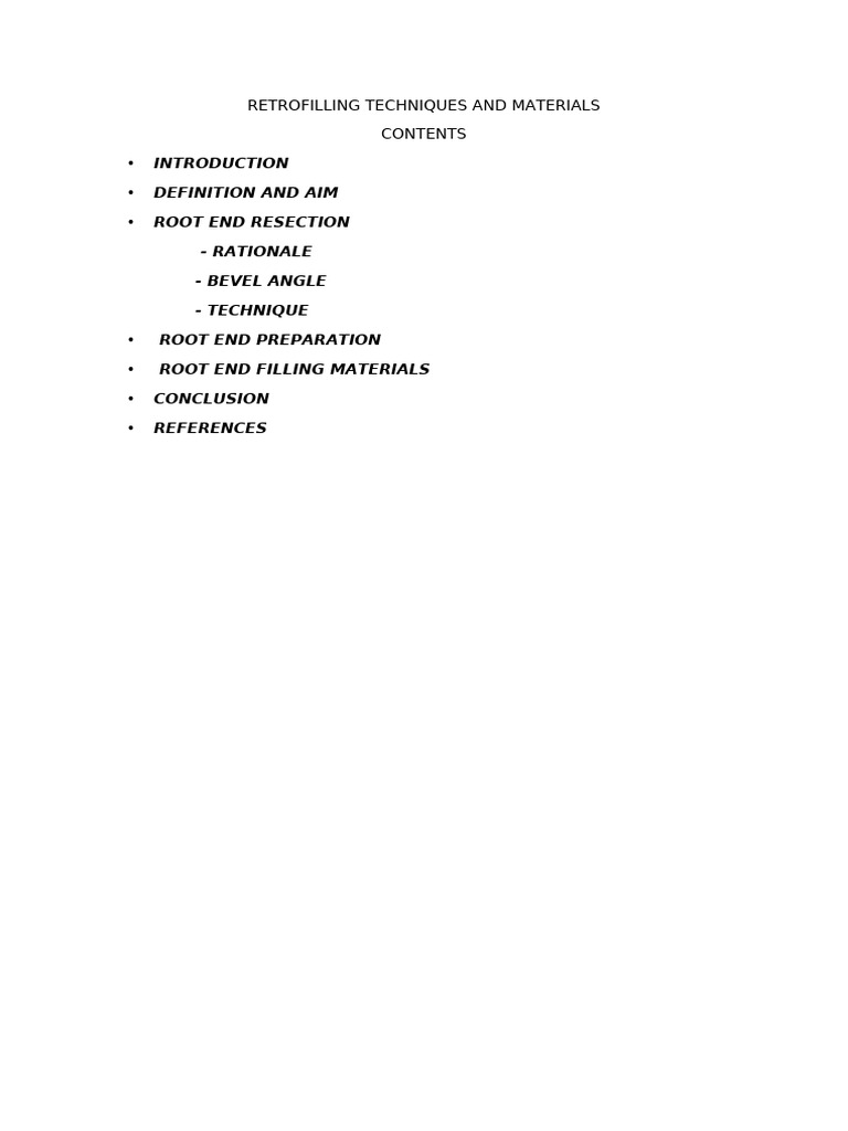 (Modf.) Retrofilling Techniques and Materials | PDF | Dental Composite ...