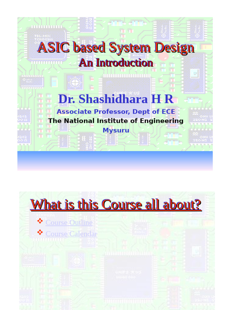 ASIC System Design Overview and Types | PDF | Field Programmable Gate ...