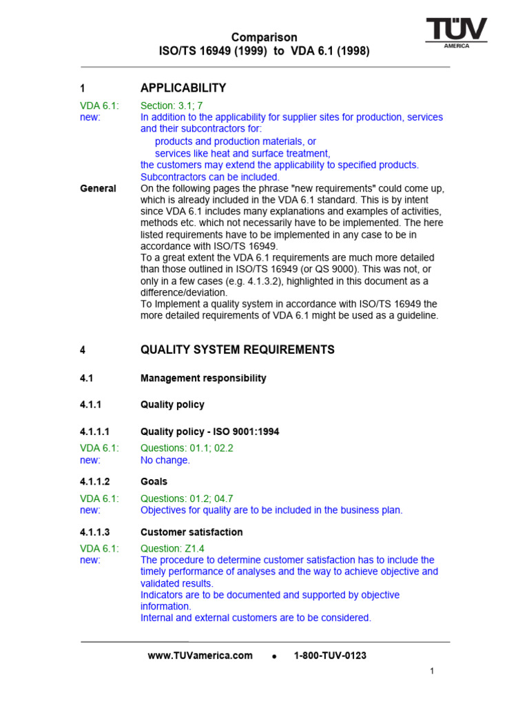 Vda 6 - 1 | PDF | Quality Management System | Verification And Validation