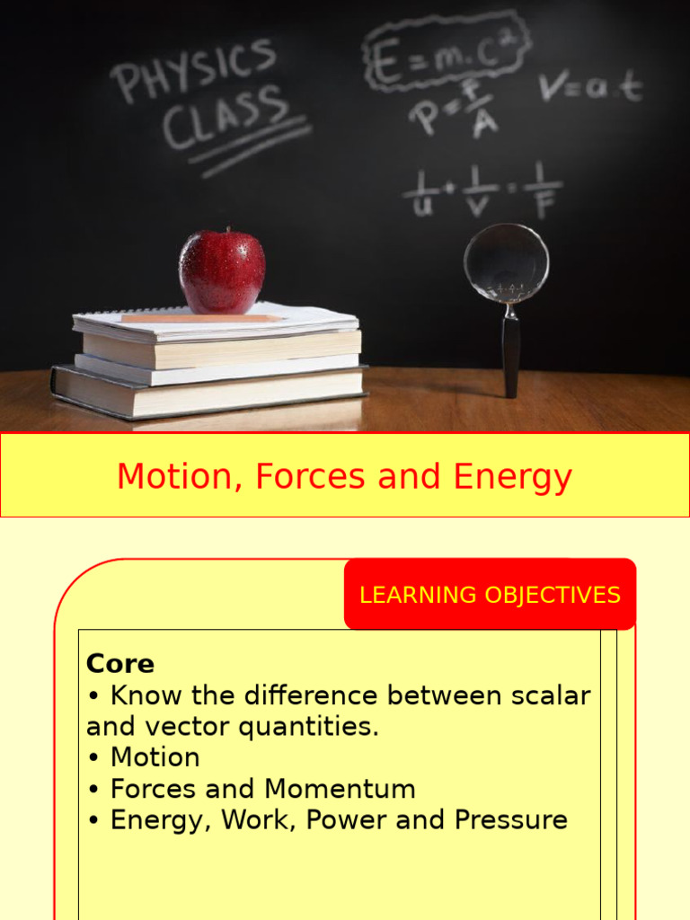 Motion, Force, Energy Note | PDF | Acceleration | Force