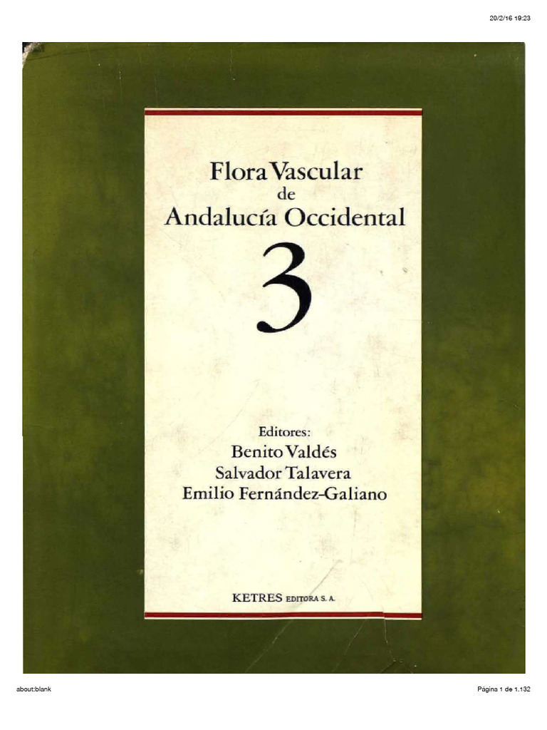 Flora Andalucía Occidental Toma 3 | PDF