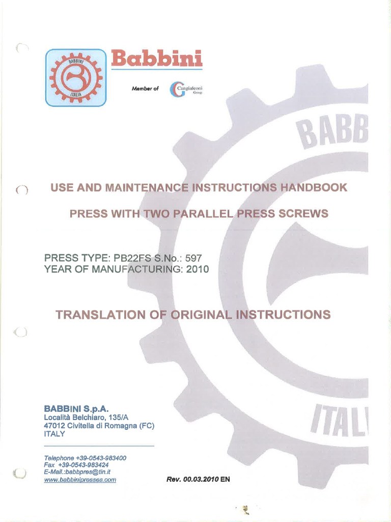 Babbini 1 | PDF