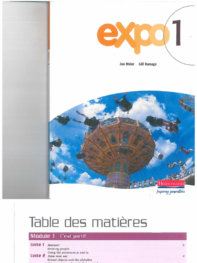 Expo 1 Textbook | PDF