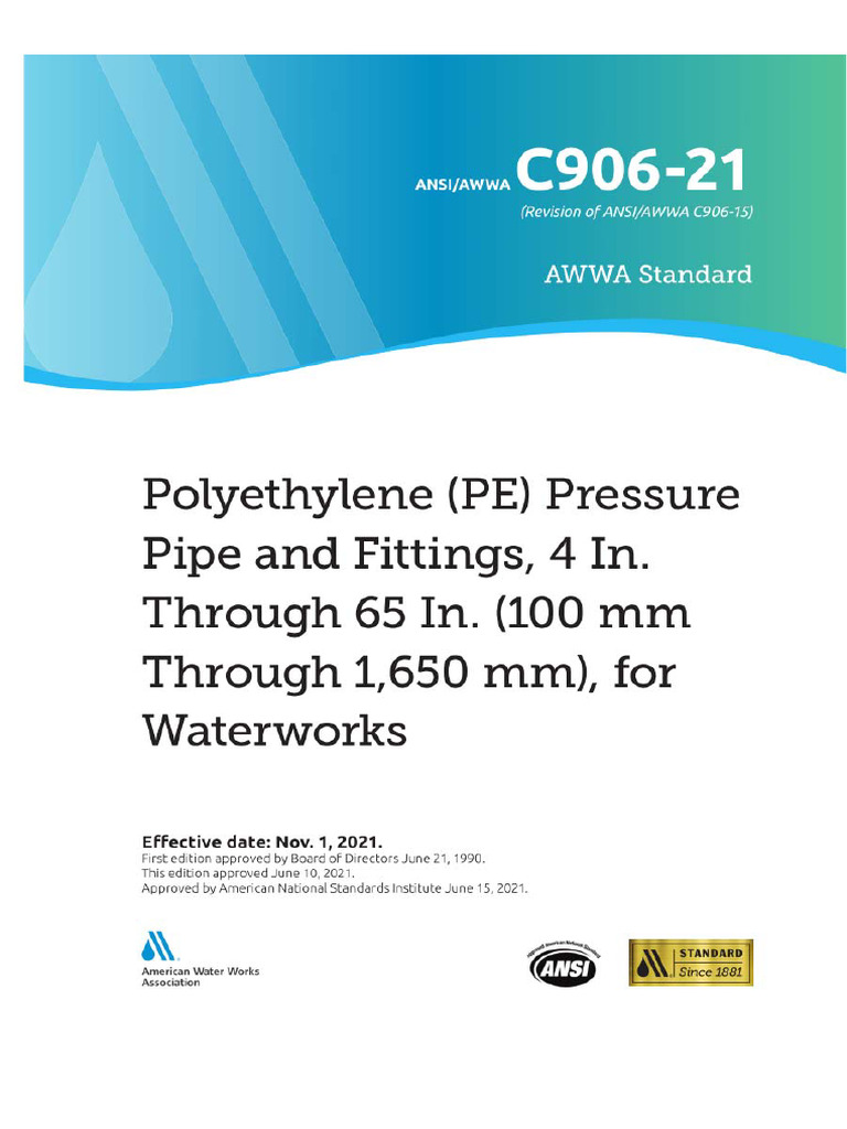 Ansi Awwa c906-2021 | PDF