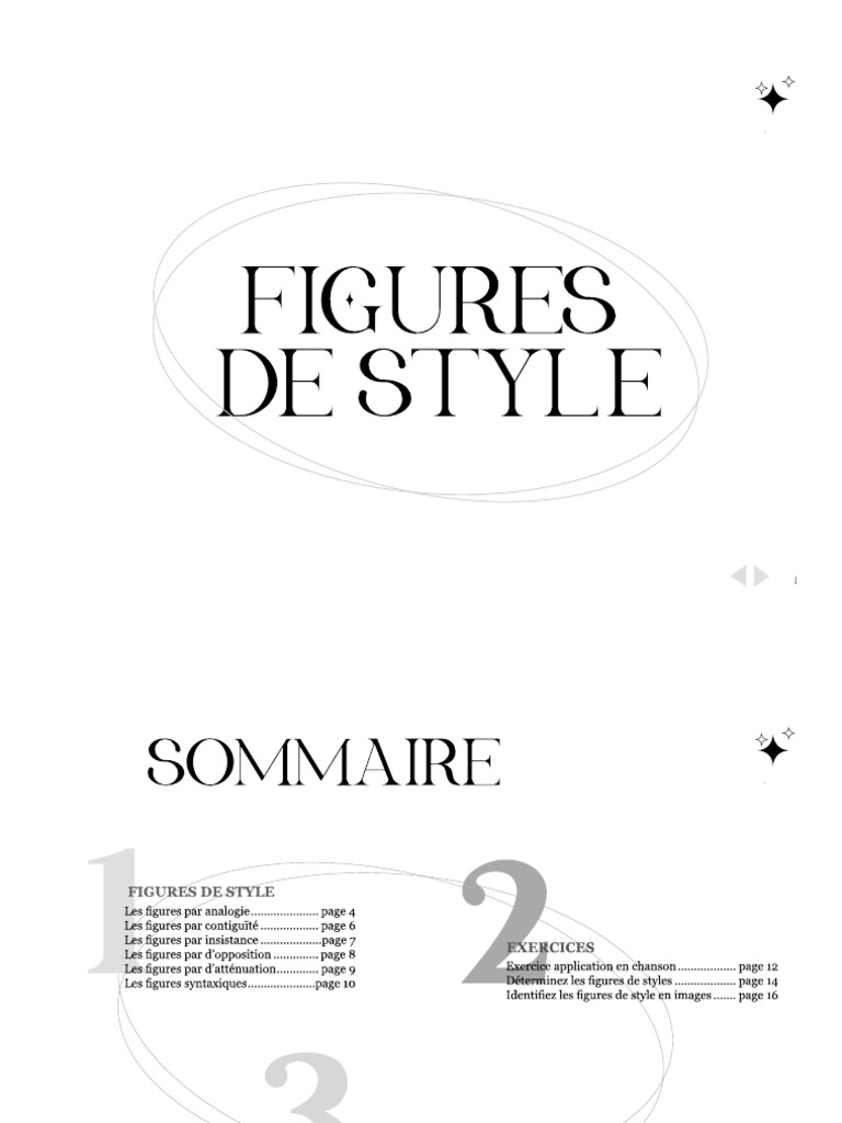 Les Figures de Styles Et Exercices | PDF
