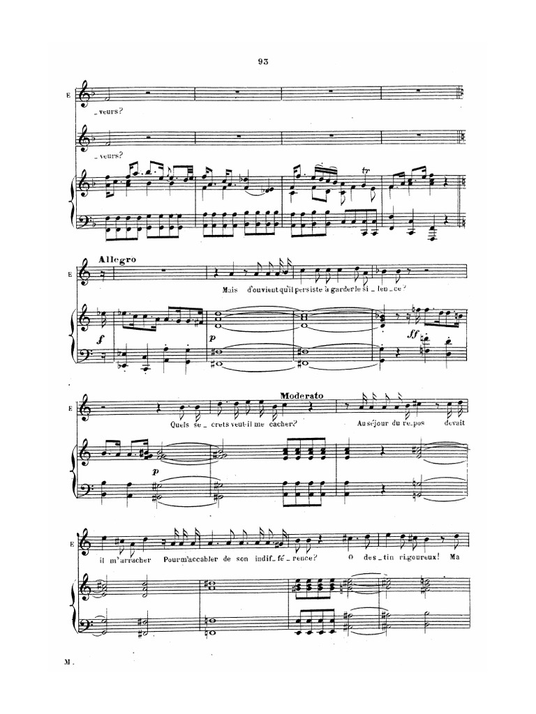 Fortune Ennemie - Orphée Et Eurydice, Glück | PDF
