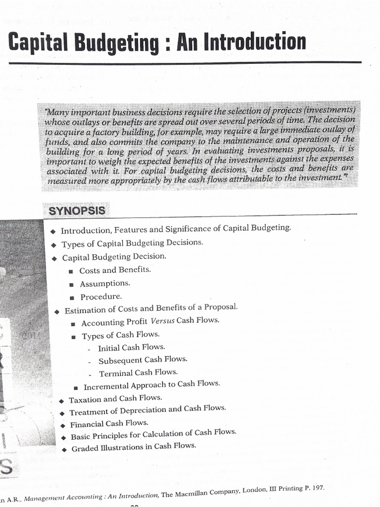 Capital Budgeting CH 3, 4 | PDF