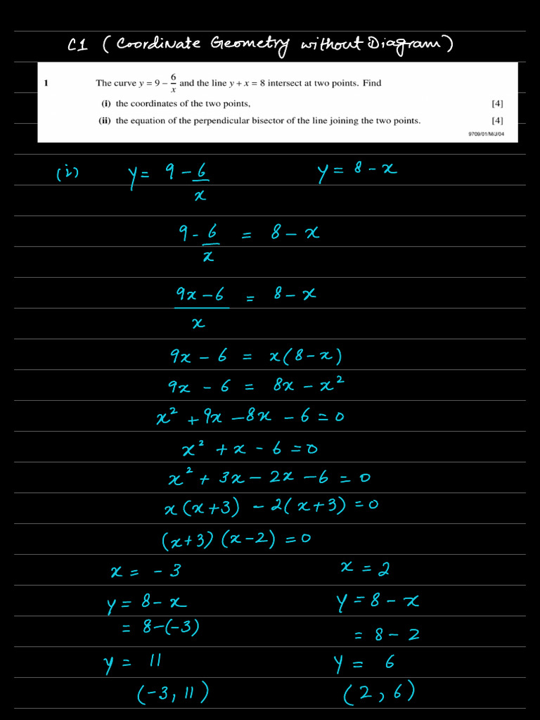 c1-c3 Coordinate Geometry p1 | PDF | Differential Geometry | Euclid
