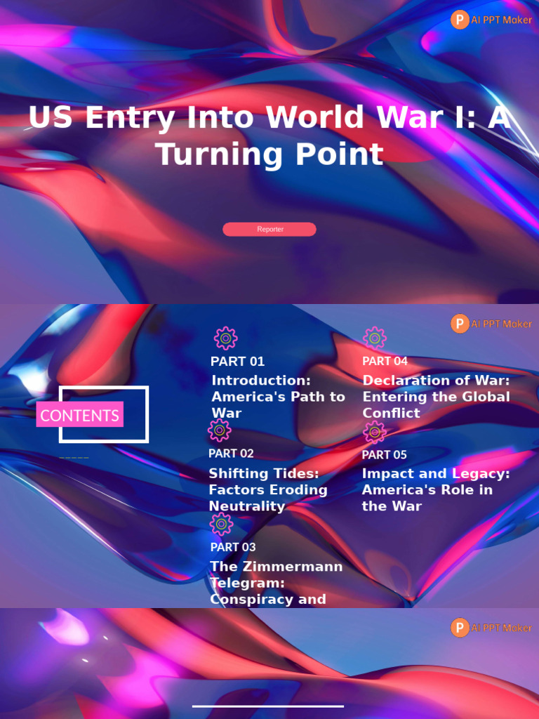 US Entry Into World War I - A Turning Point | PDF | German Empire ...