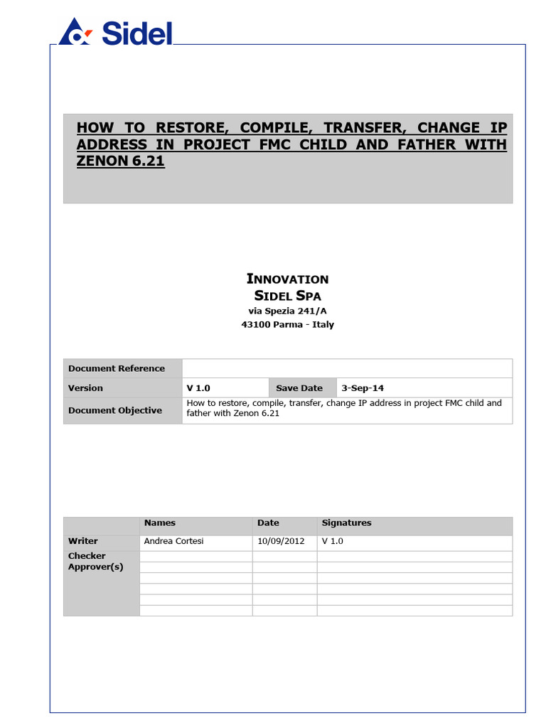 HMI004 - How To Restore, Compile, Transfer, Change IP in Project FMC ...