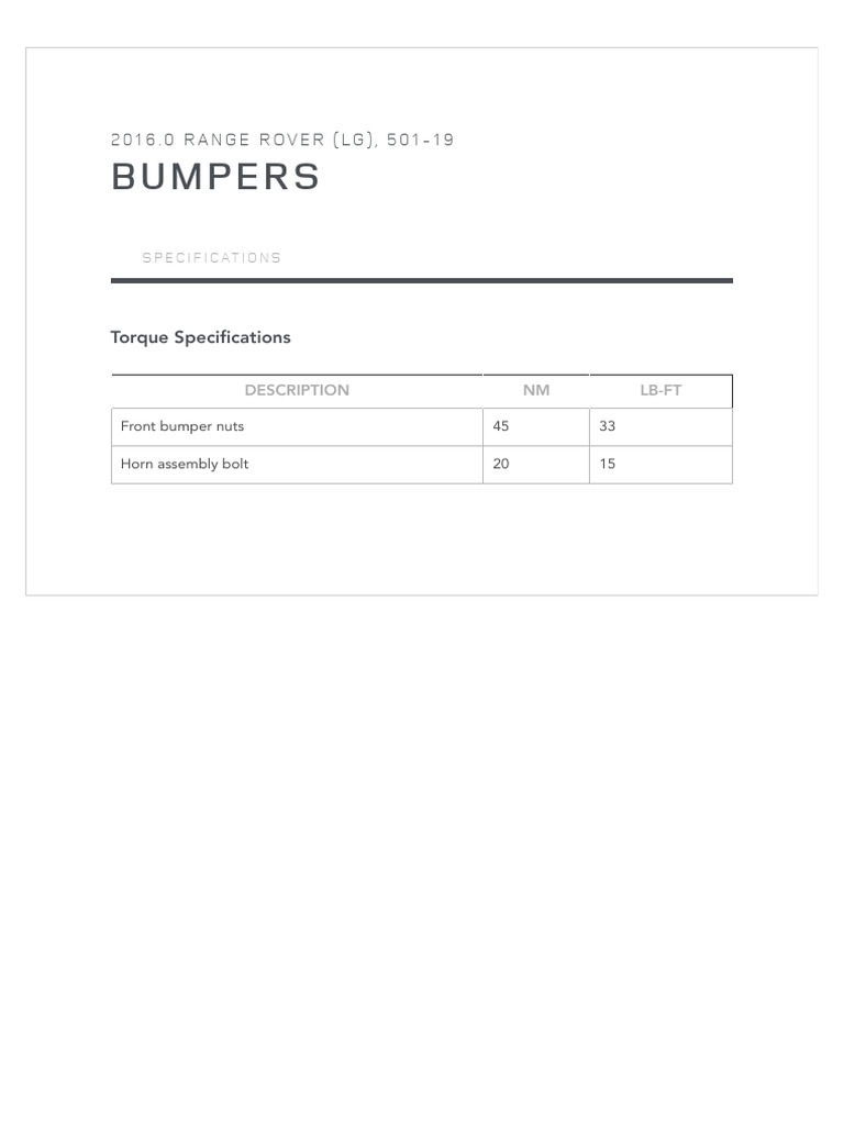 Specifications | PDF