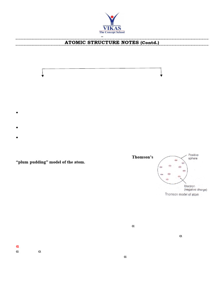 Atomic Models and Electromagnetic Waves | PDF | Atoms | Electromagnetic ...
