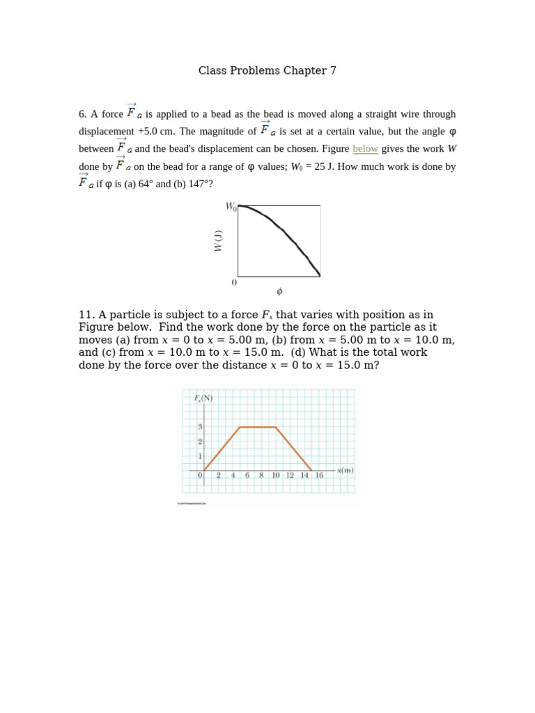 Chapter 7 Class Problems | PDF