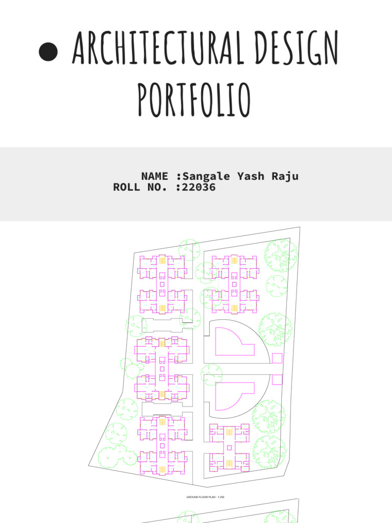 SANGALE Yash Portfolio | PDF | Bathroom | Sanitation