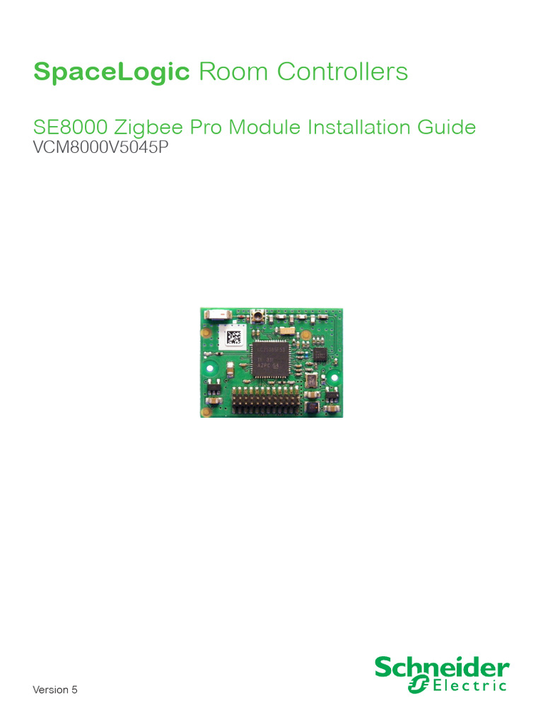 SE8000 Zigbee Pro Module Install Guide | PDF | Building Automation ...