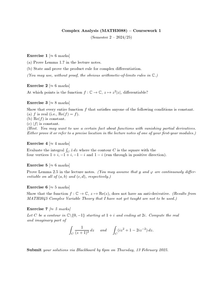 Course Work 1 | PDF