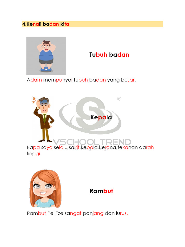 Unit 4. Kenali Badan Kita | PDF