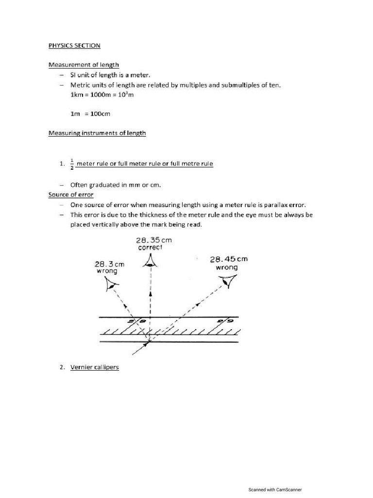 Physics Section | PDF