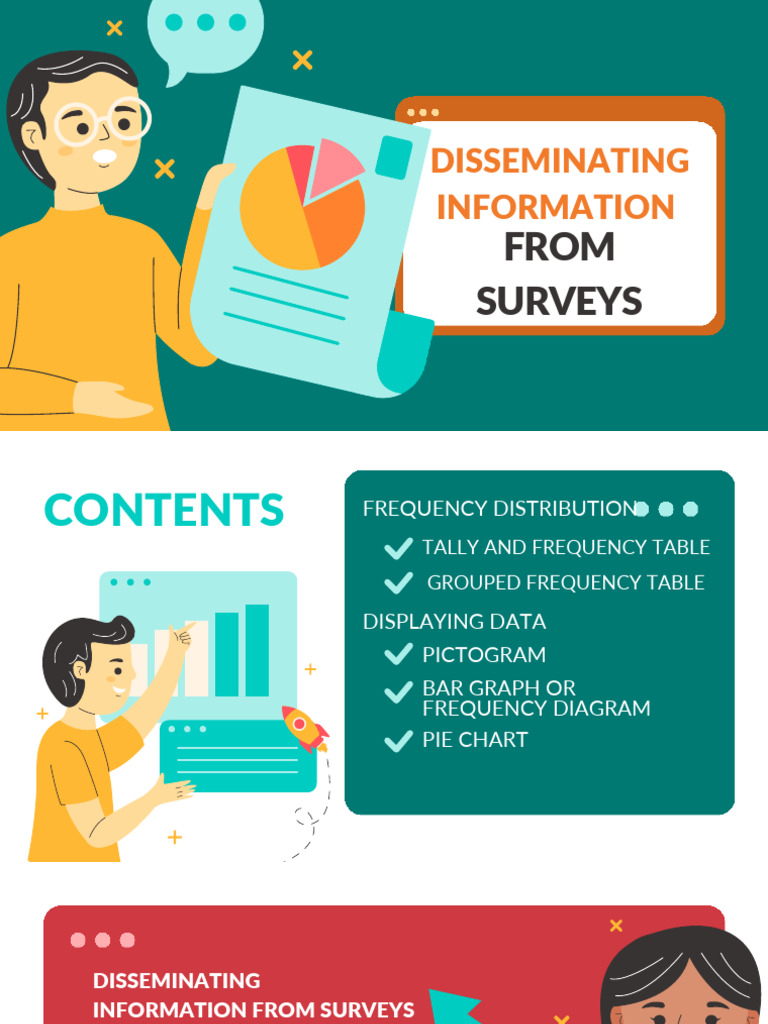 Disseminating Information From Surveys | PDF | Pie Chart | Chart