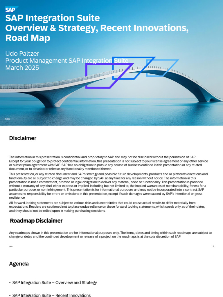 SAP Integration Suite Overview 2025 | PDF | Cloud Computing ...