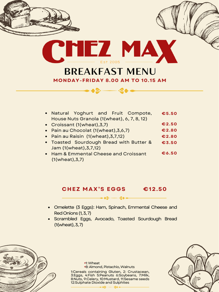 Menu Breakfast | PDF