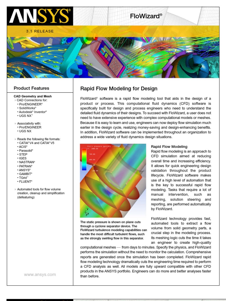 Flowizard 3.1 | PDF | Computer Aided Design | Computational Fluid Dynamics