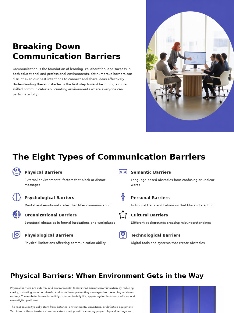 Breaking Down Communication Barriers | PDF | Communication | Hierarchy