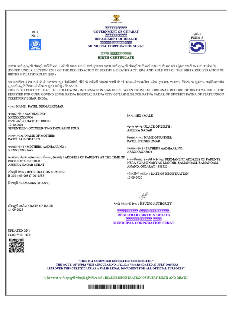 Patel Nirmalkumar | PDF