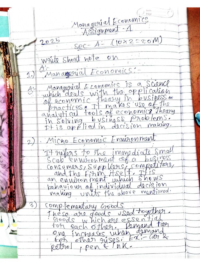 Assignment 1 Economics | PDF