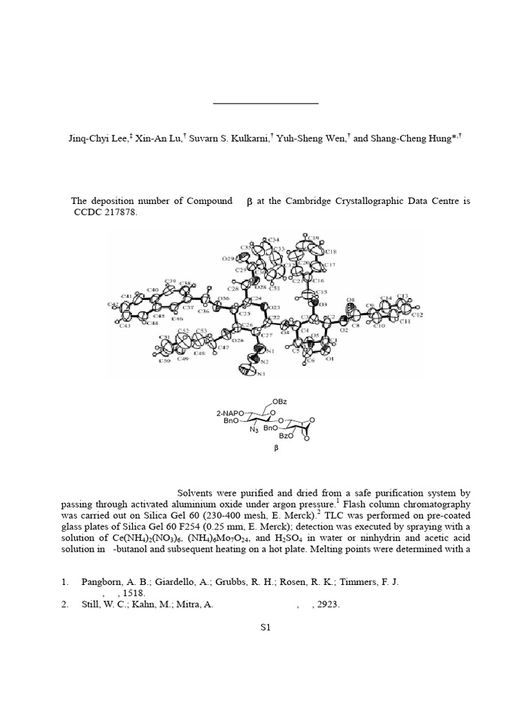 Synthesis of Heparin Oligosaccharides - Suppo Inf | PDF | Nuclear ...
