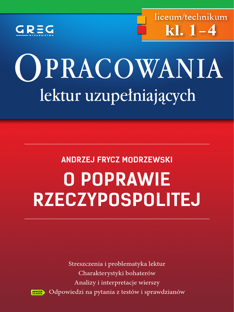 6.O Poprawie Rzeczypospolitej - Andrzej Frycz Modrzewski | PDF