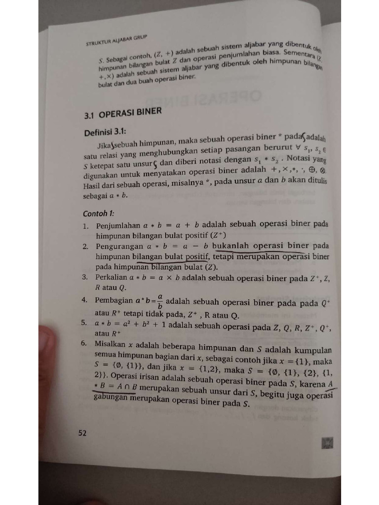 Operasi biner | PDF