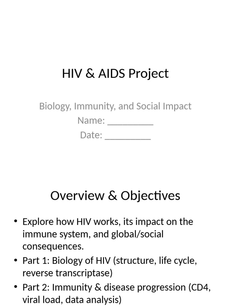 Understanding HIV: Biology, Impact, Ethics | PDF | Hiv | Virus