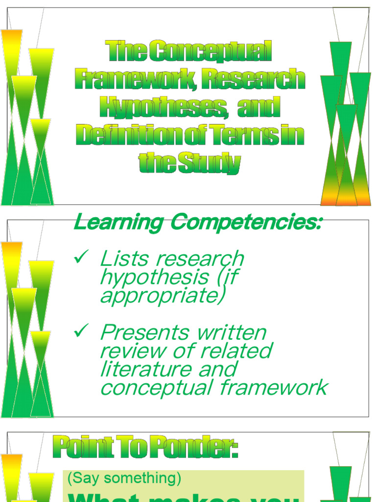 Hypotheses | PDF | Hypothesis | Academic Discipline Interactions