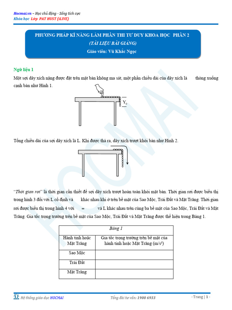 Khoa Hoc 02-Ngu Lieu-Phan de Bai-Final | PDF