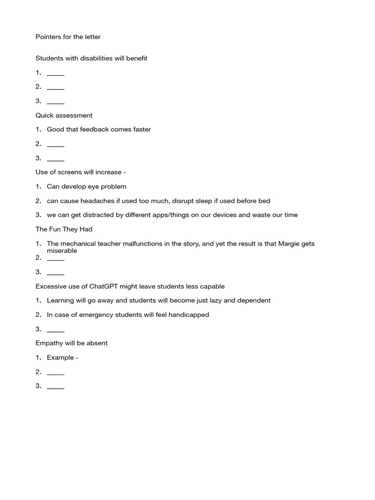 Igcse Formal Letter Pointers | PDF