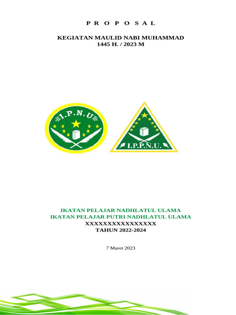 Proposal MAULID NABI Ful | PDF