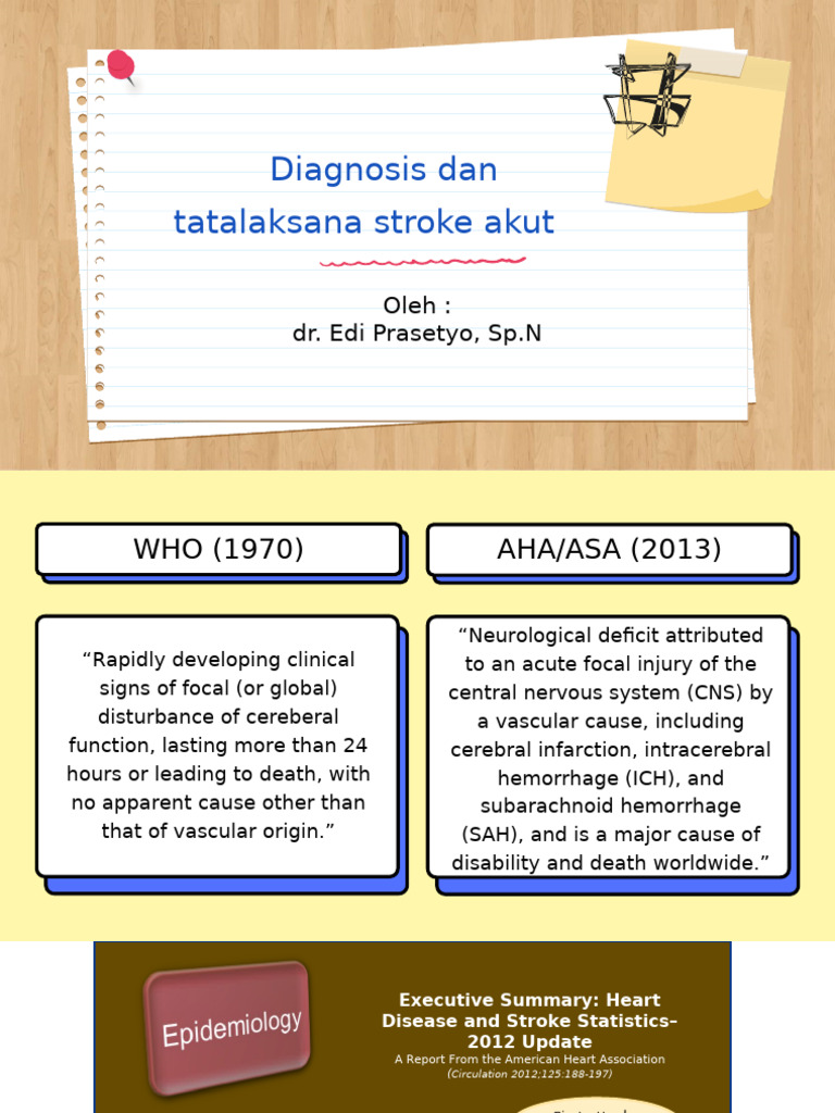 Stroke Akut 110225 | PDF | Stroke | Blood Pressure