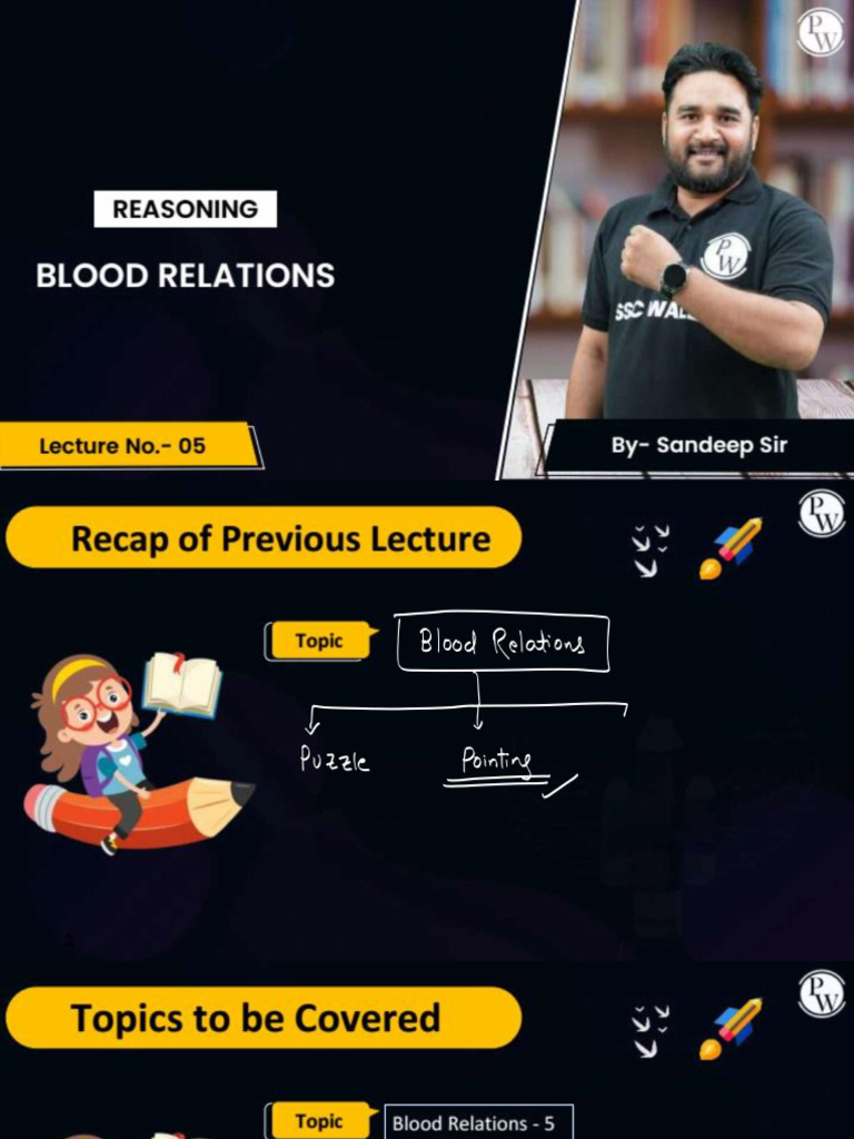 Blood Relation 05 - Class Notes | PDF
