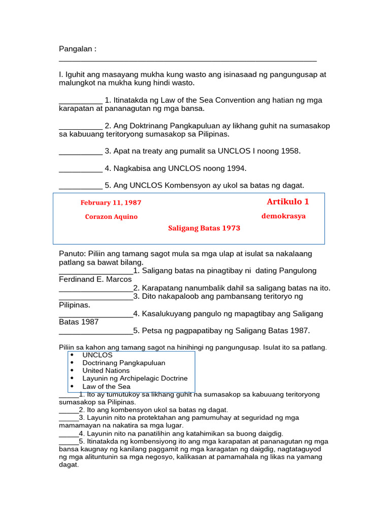 Activity Sheet AP Q1 WEEK 4 | PDF