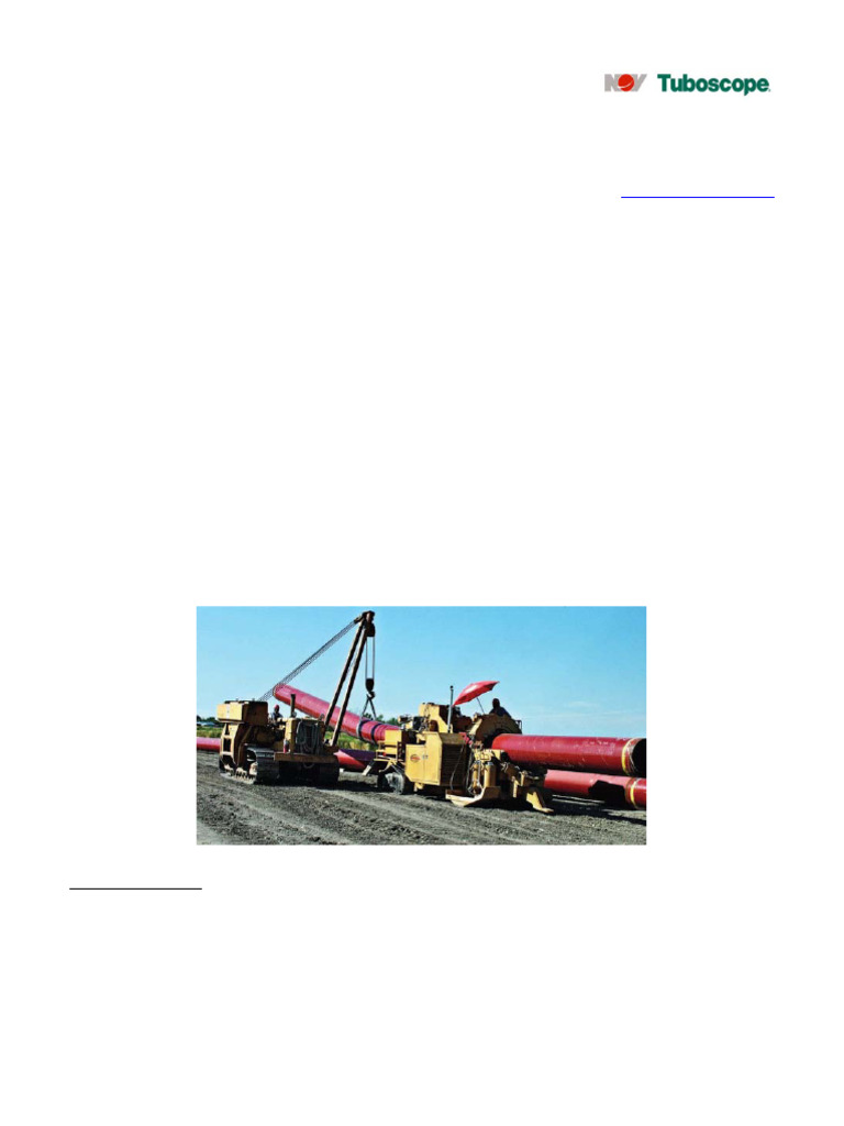 A4. Tuboscope Field Bending Recommendations Rev 1 | PDF | Pipe (Fluid ...