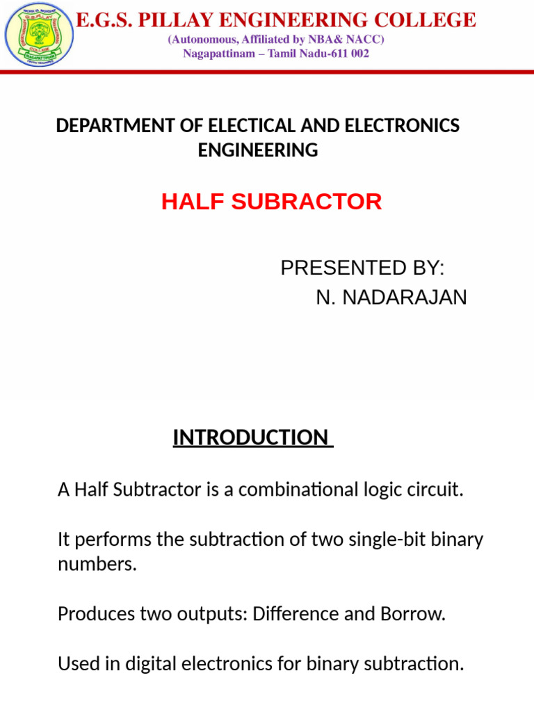 Nadarajan Presentation | PDF