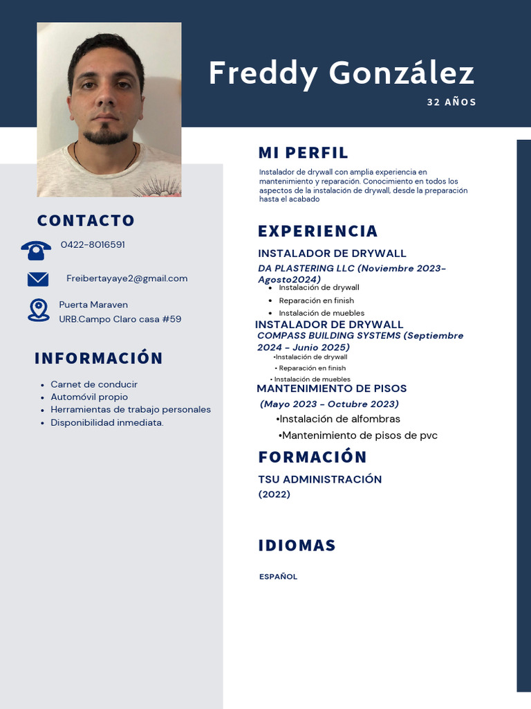 Currículum Vitae Asesor Financiero Profesional Corporativo Azul y Gris - 20250908 - 155107 ...